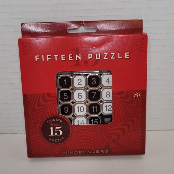 Mindbender | Games | Fifteen Puzzle Sliding Metal Puzzle New | Poshmark